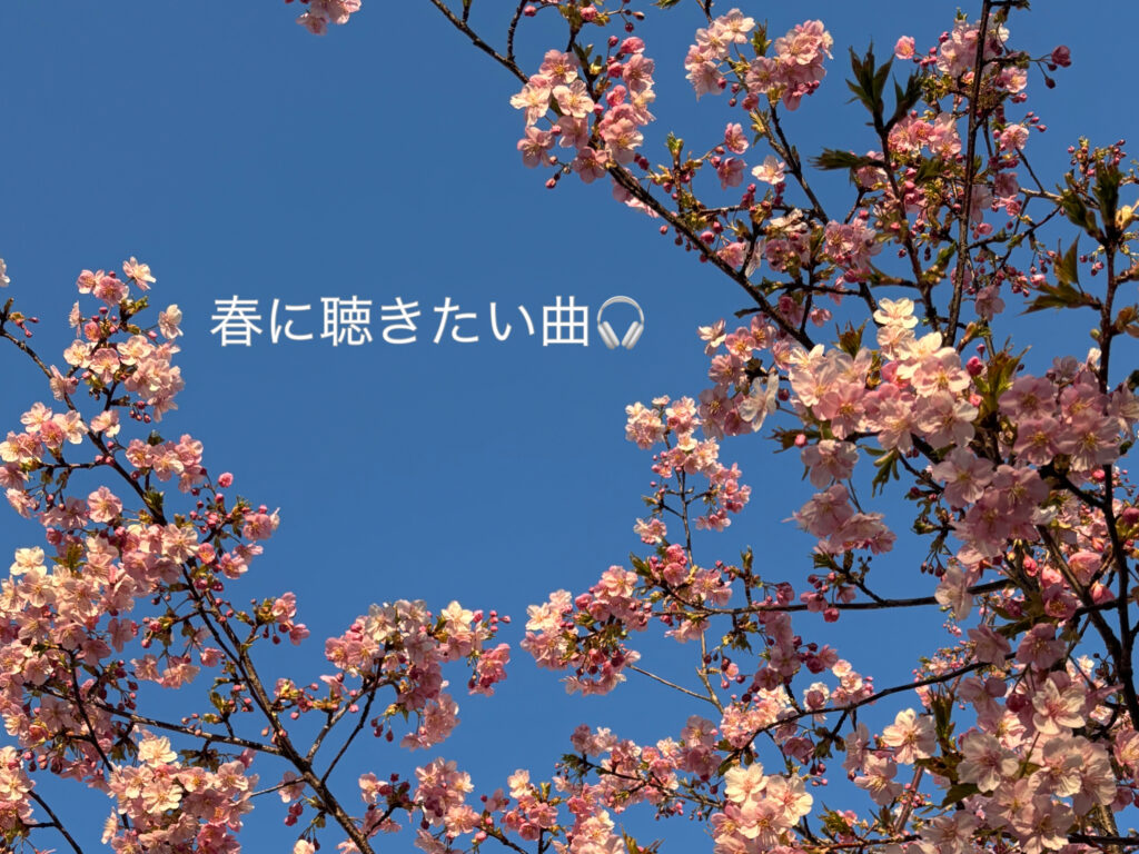 【ナユタス経堂校】春に聴きたい曲紹介🎧🌸 – ボイトレならNAYUTAS（ナユタス）